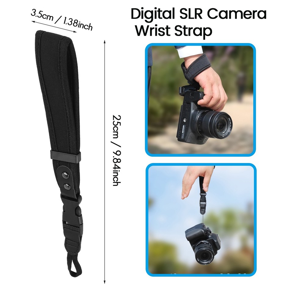 Slr Dslr Caméra Sangle De Poignée De Main Poignet D'Épaule Caméscope En ...