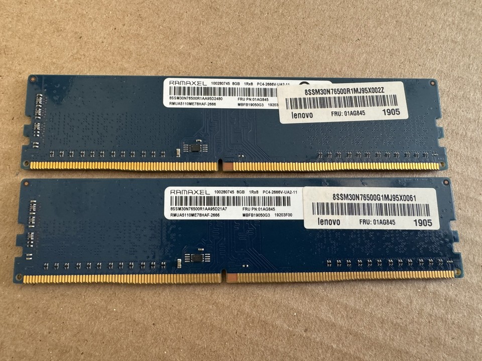 Ramaxel 16GB (2x8GB) DDR4 2666MHz Desktop Ram Memory (RMUA5110ME78HAF ...