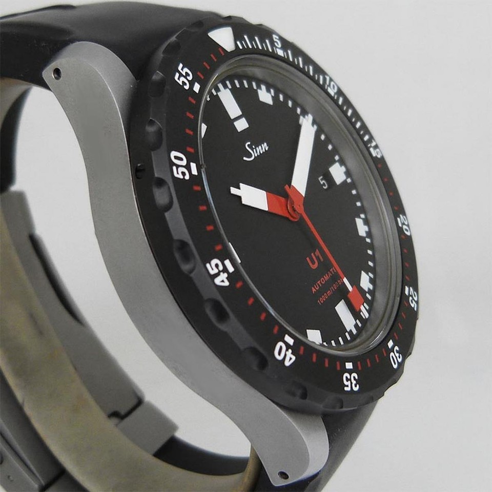 Sinn Watch U1.SDR U1 Diver's Watch 44mm Unidirectional Bezel Automatic ...