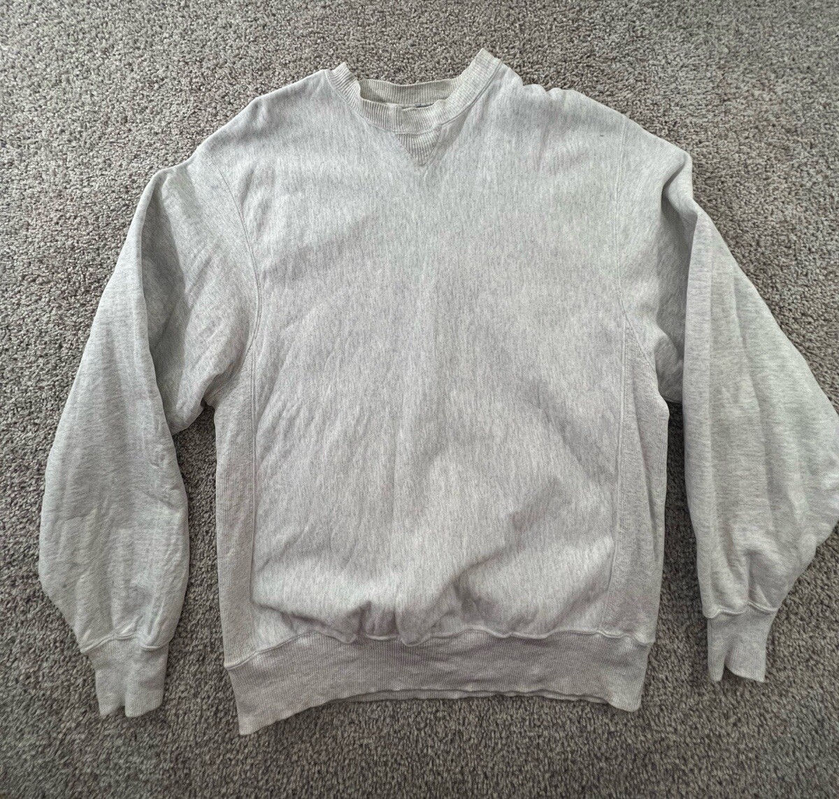 Vintage 90 Streetwear Mens Size Large Faded Blank Crewneck Sweatshirt ...