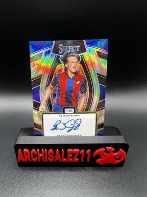 2023-24 Panini Select FIFA Bernd Schuster Signatures Silver Prizm Auto ...