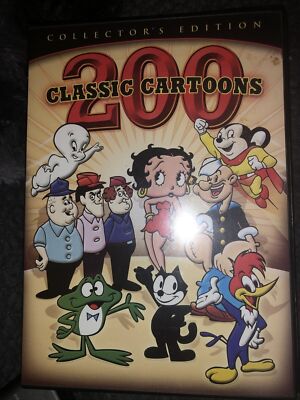 Collector's Edition DVD, 200 Classic Cartoons, Very Good | eBay