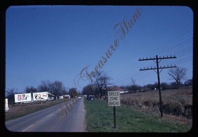 Stag Beet Billboard Sign 1950s 35mm Slide Red Border Kodachrome Cars ...