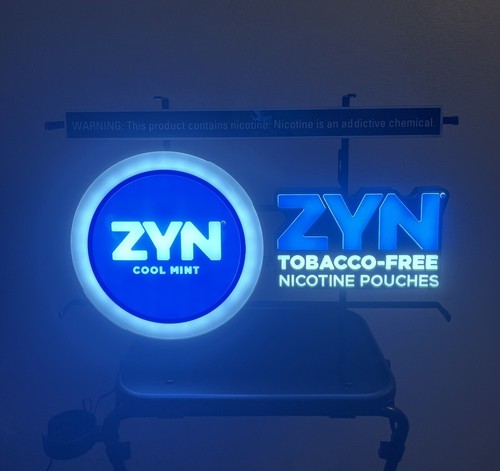 ZYN Led Sign New 24”x19” - Cool Mint | eBay