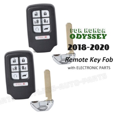 2x KR5V2X for Honda Odyssey 2018 2019 2020 Smart Keyless Remote Control ...