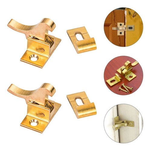 Brass Bird Latch Lock Low Noise Door Catch Durable Door Elbow Buckle ...