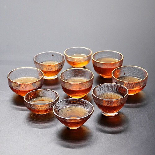 Japanese transparent hat cup Phnom Penh small cup tea tasting cup glass ...