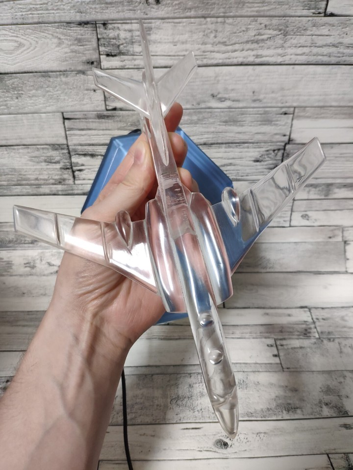 Vintage model military illuminated aircraft handmade Russia USSR ...