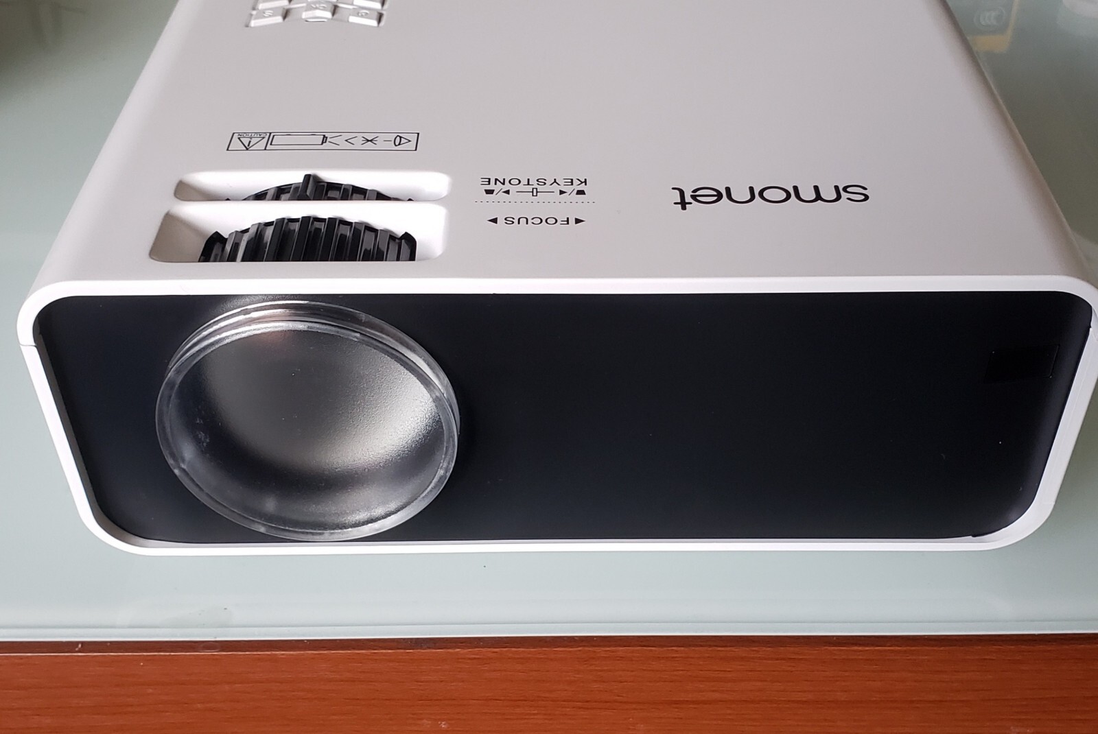 Movie Projector, SMONET 1080P HD Projector 7500L Home Projector Video ...