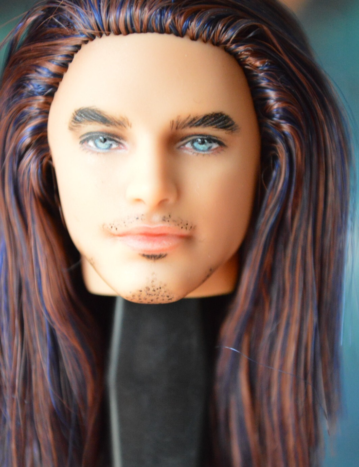 Barbie OOAK Repaint Ken head Uhtred | eBay