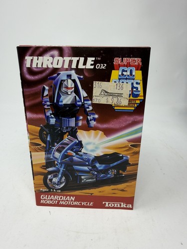 Throttle Original 1985 box, Tonka Super GoBots, Vintage NEW Very Clean ...