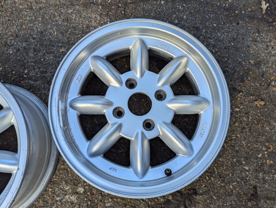 2x Minator Wheels 6Jx15 Without Tyres Triumph TR 2-6 | eBay UK