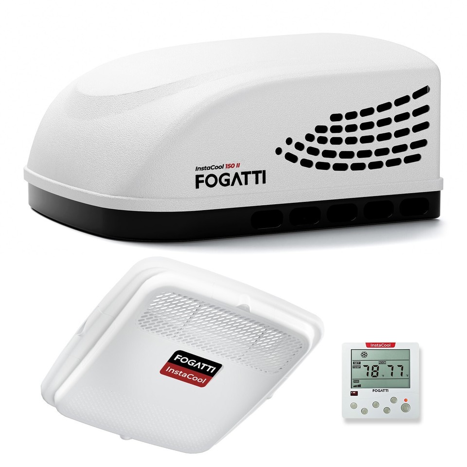FOGATTI RV Air Conditioner 15,000 BTU Cooling Non-Ducted Rooftop RV AC ...