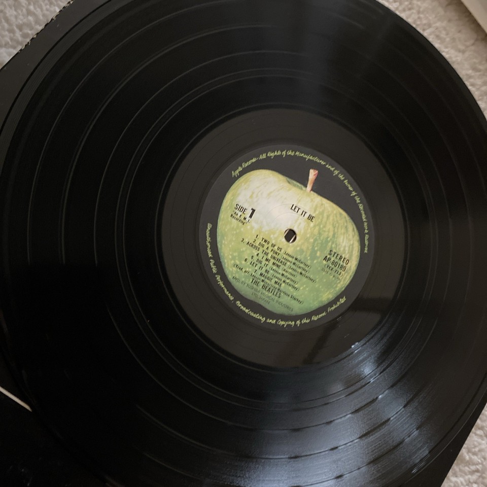 The Beatles Let It Be LP Japanese 🇯🇵 Gatefold Luroc sheet AP80189 VG+ ...