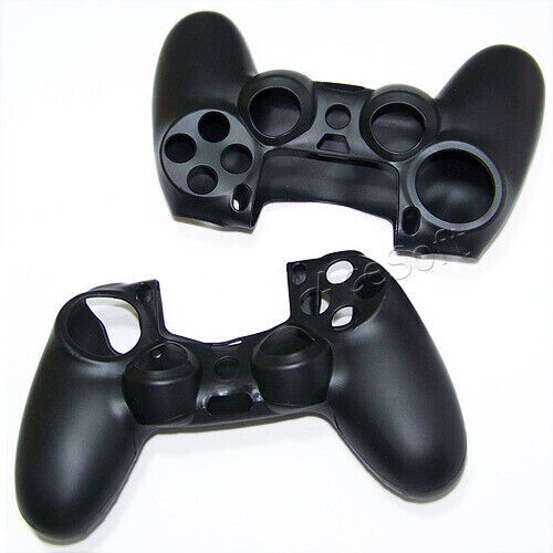 2-PACK Black Silicone Sleeve Protective Case f Sony PlayStation 4 PS4 ...