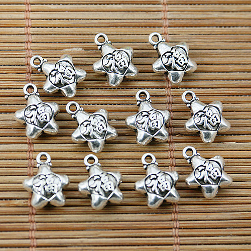 16pcs Tibetan silver Chinese character star charms EF1854 | eBay Australia