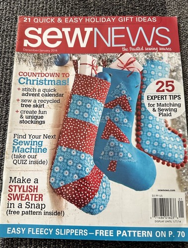 Sew News Sewing Magazine Back Issue from Jan/Feb 2014 | eBay