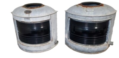 A. WARD HENDRICKSON Nautical Lantern MARINE SHIP'S LIGHT ( A PAIR (2 ...