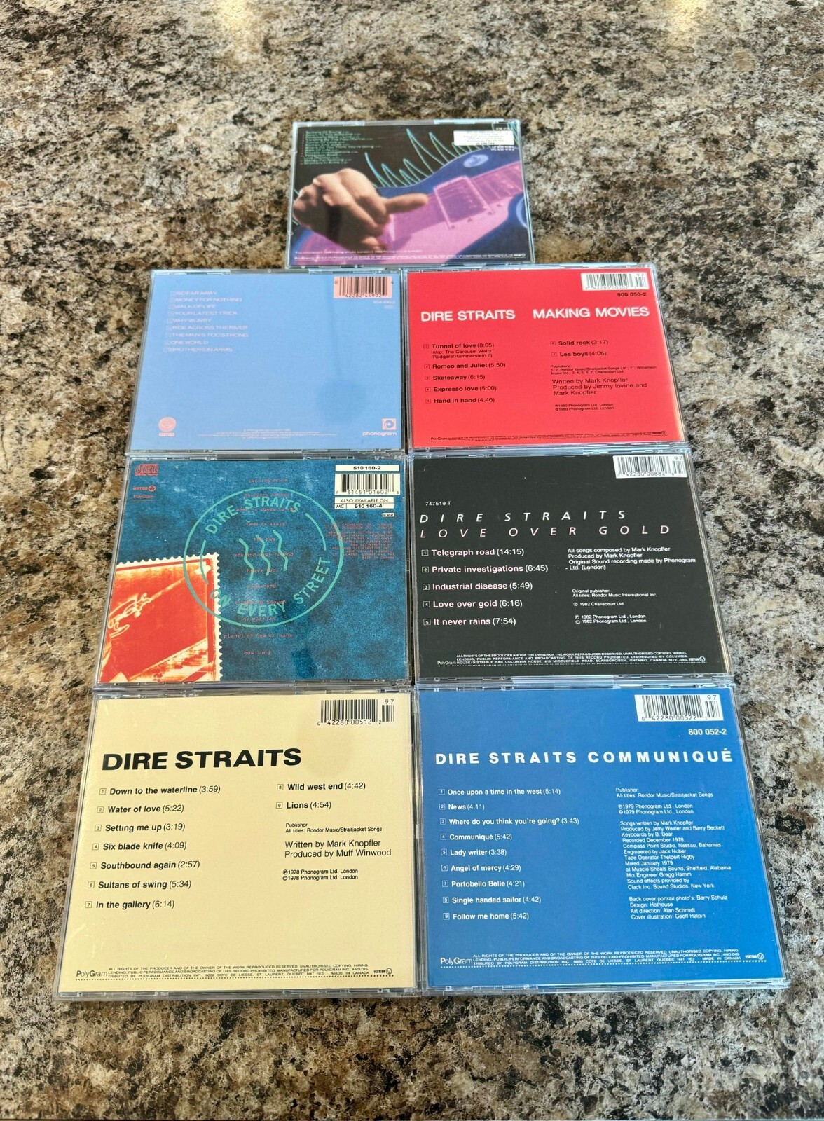 Dire Straits 7 Pack CD Bundle - All Studio Albums - (1978 to 1991 ...