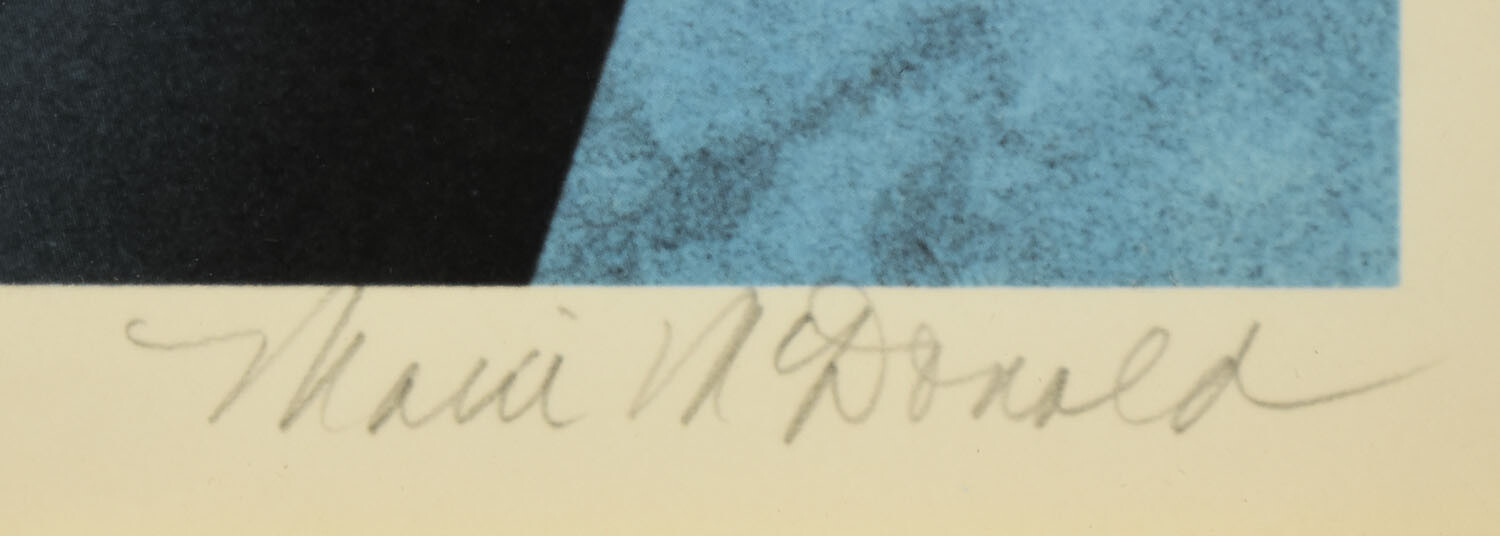 Marci McDonald - Phoenix Series 2 - Modernist Framed Print of Romantic ...