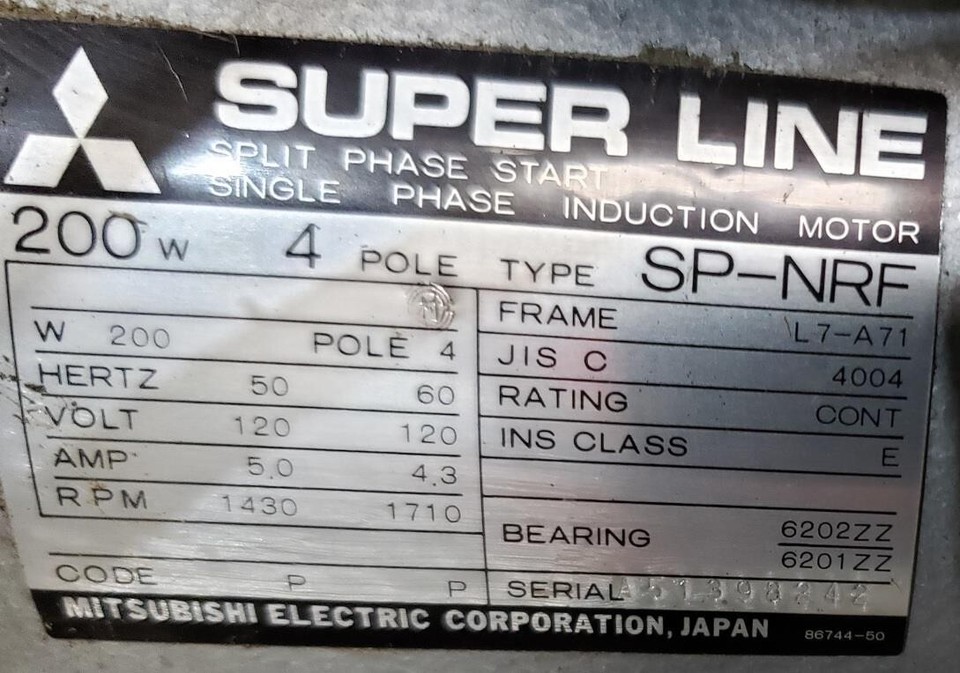 Technics Hummer V Sputter Coater System w/ Mitsubishi Motor & Glass ...