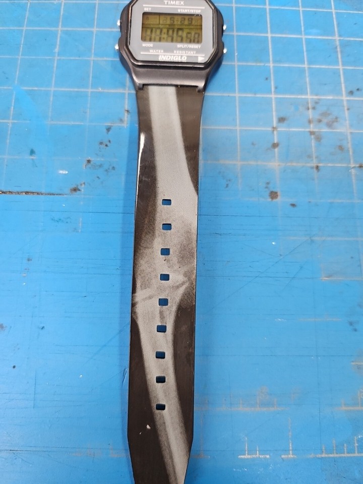 Vintage Men's Timex Digital Watch WR30M - Need Battey | eBay