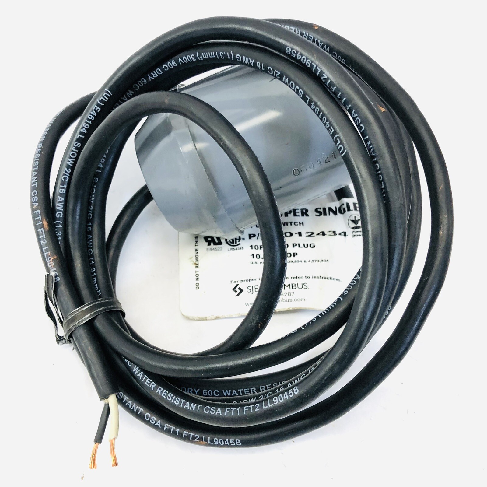 Junior Super Single Float Switch 10jsdwop SJE Rhombus Sje-1012434 for ...