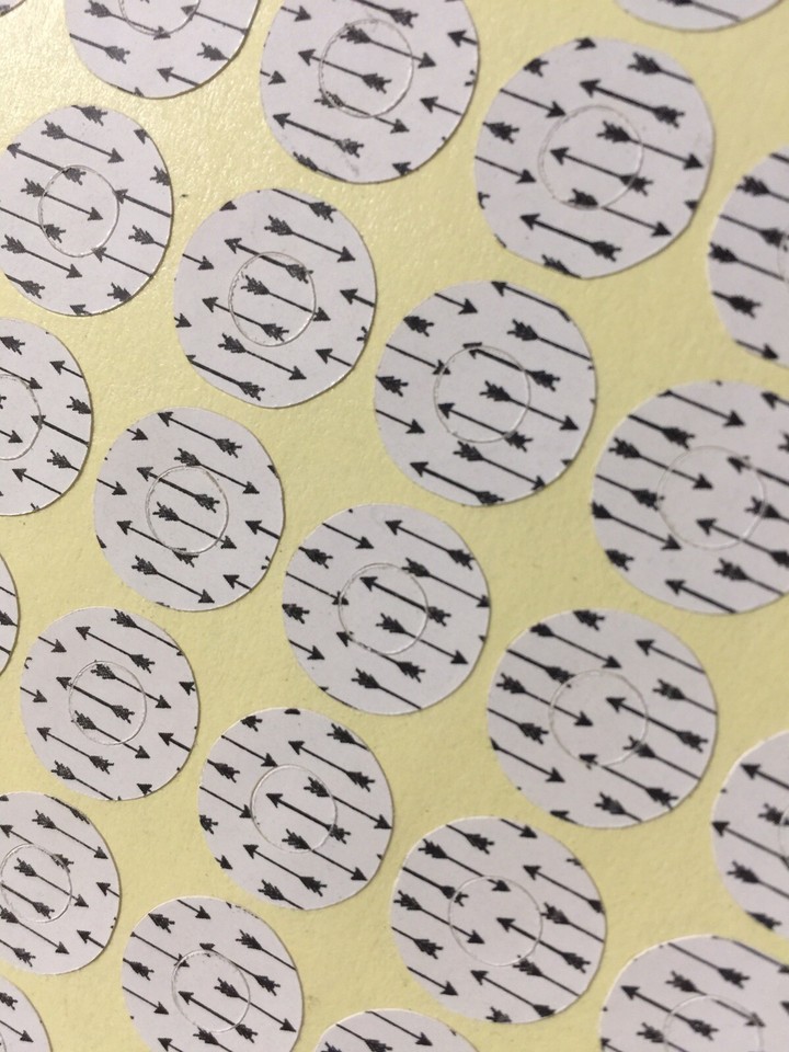 Arrow Hole Reinforcement Sticker, Round Label, Ring Binder, Planner ...