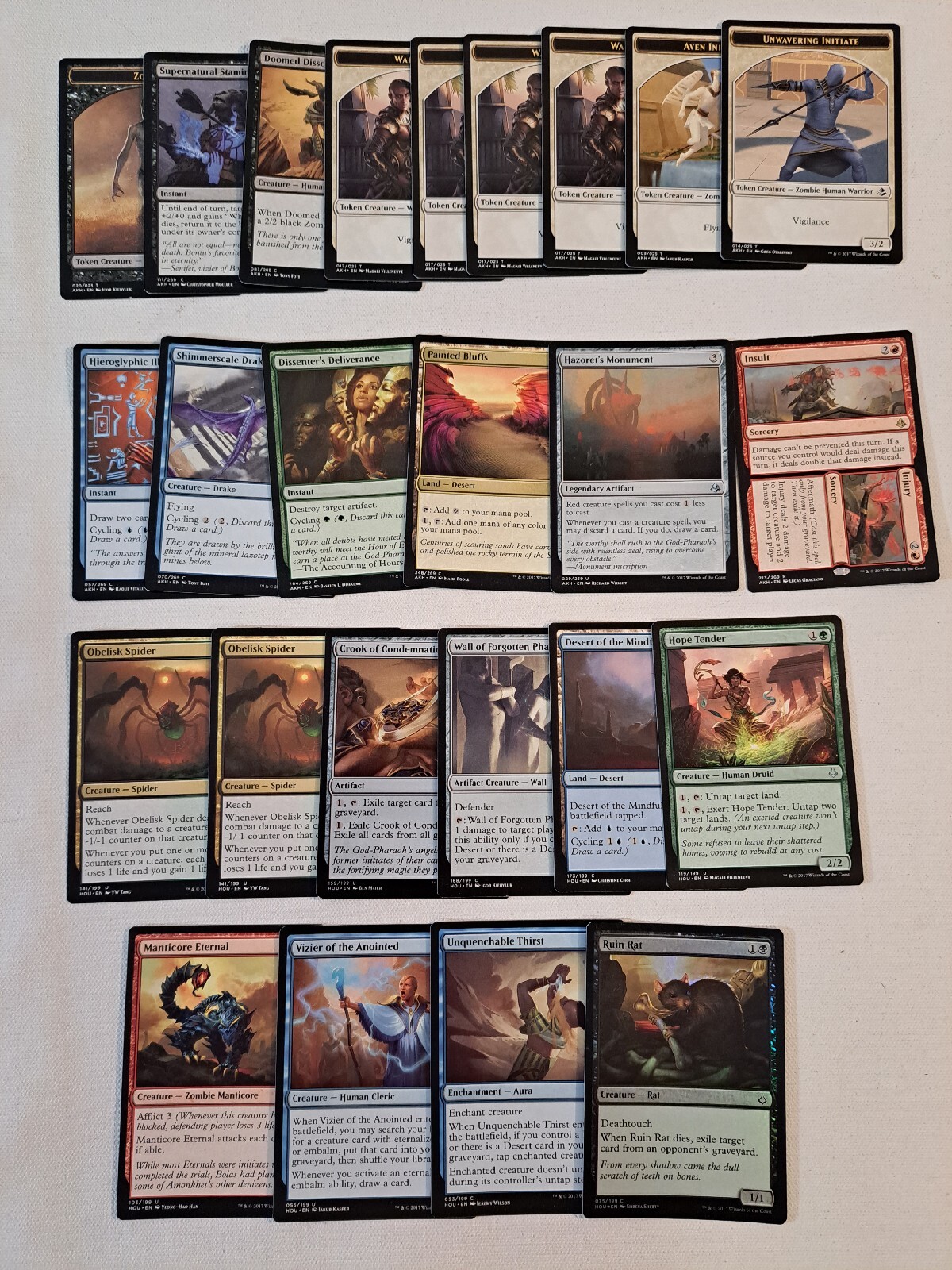 Magic The Gathering Amonkhet Hour Of Devistation Lot 25 Cards Mint | eBay