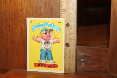 Vintage Garbage Pail Kids 1986 84b Rod Wad | eBay
