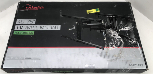 Rocketfish Full-Motion TV Wall Mount for Most 40-75" TVs - Black RF ...