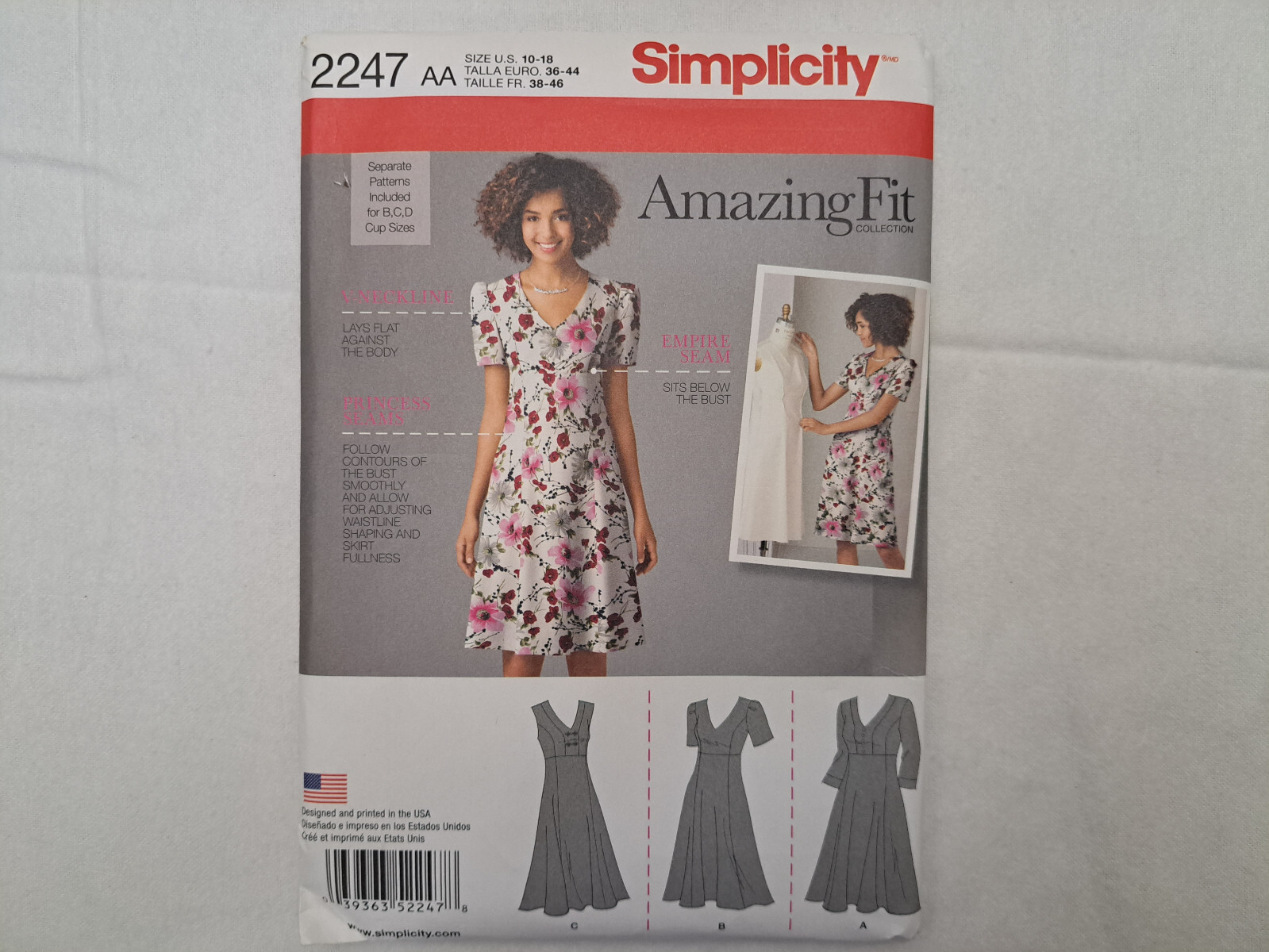 Dress Fit Simplicity Pattern 2247 Sizes Misses 10-18 for sale online | eBay