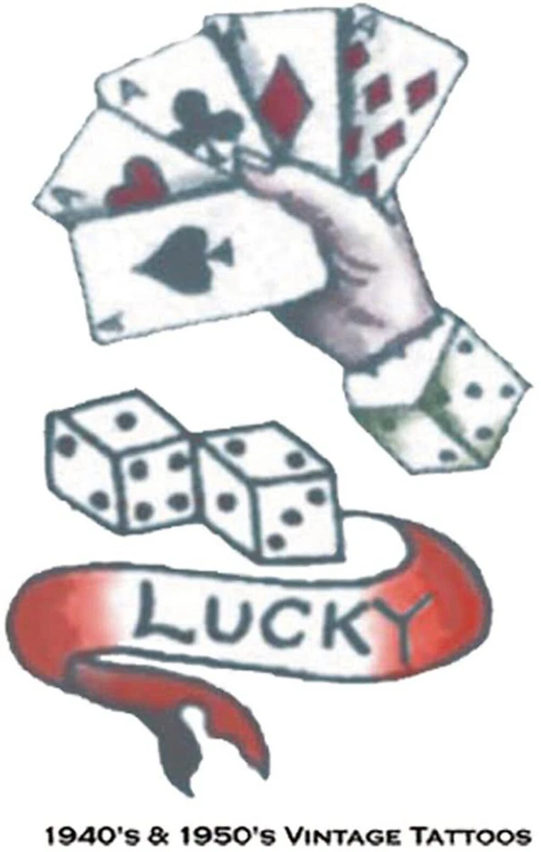 Lucky Dice Tattoo Designs