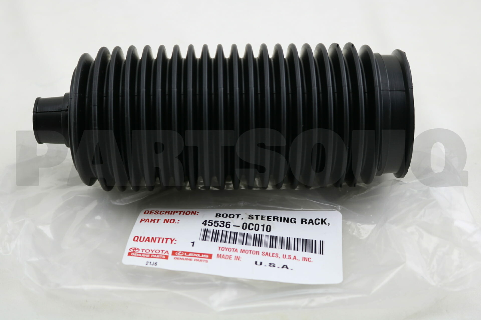 455360C010 Genuine Toyota BOOT, STEERING RACK, NO.1 45536-0C010 | eBay