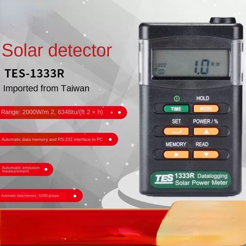 TES-1333/1333R Solar Radiation Meter Power Measuring Tool Measuring ...