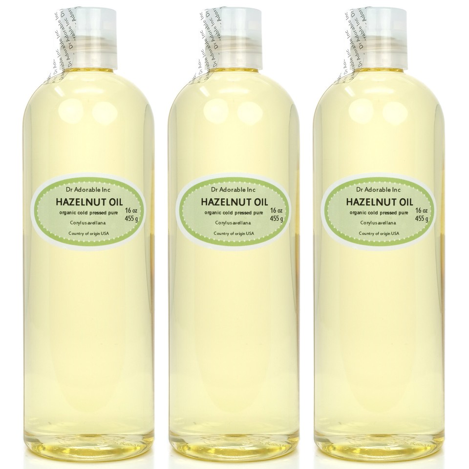 Pure Hazelnut Oil Organic by Dr.Adoroble 2 oz 4 oz up to Gallon Free ...
