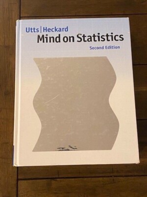 Mind on Statistics 2nd Edition WITH CD by Utts & Heckard HC, 2004 | eBay
