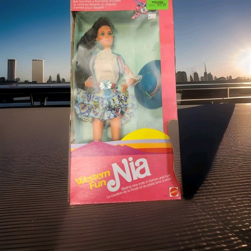 1989 Western Fun “Nia” Barbie Doll #9933 Mattel New NRFB Kira Face ...