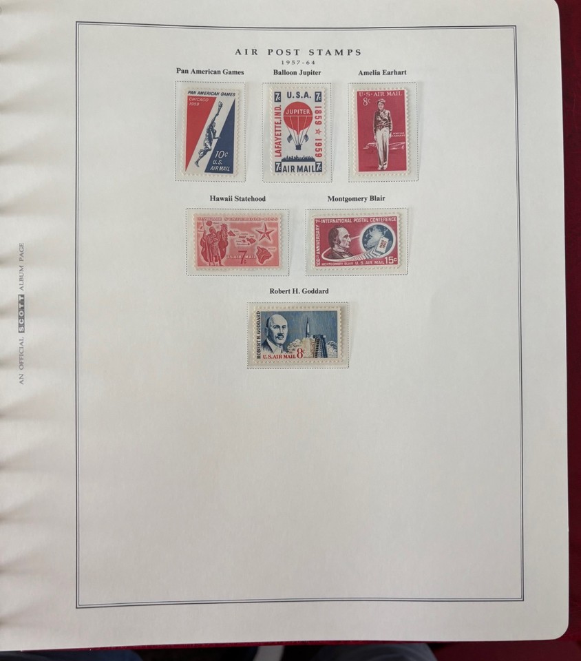 United States Stamp Scott Platinum Series Air Post / 60+ Pages & ~250 ...