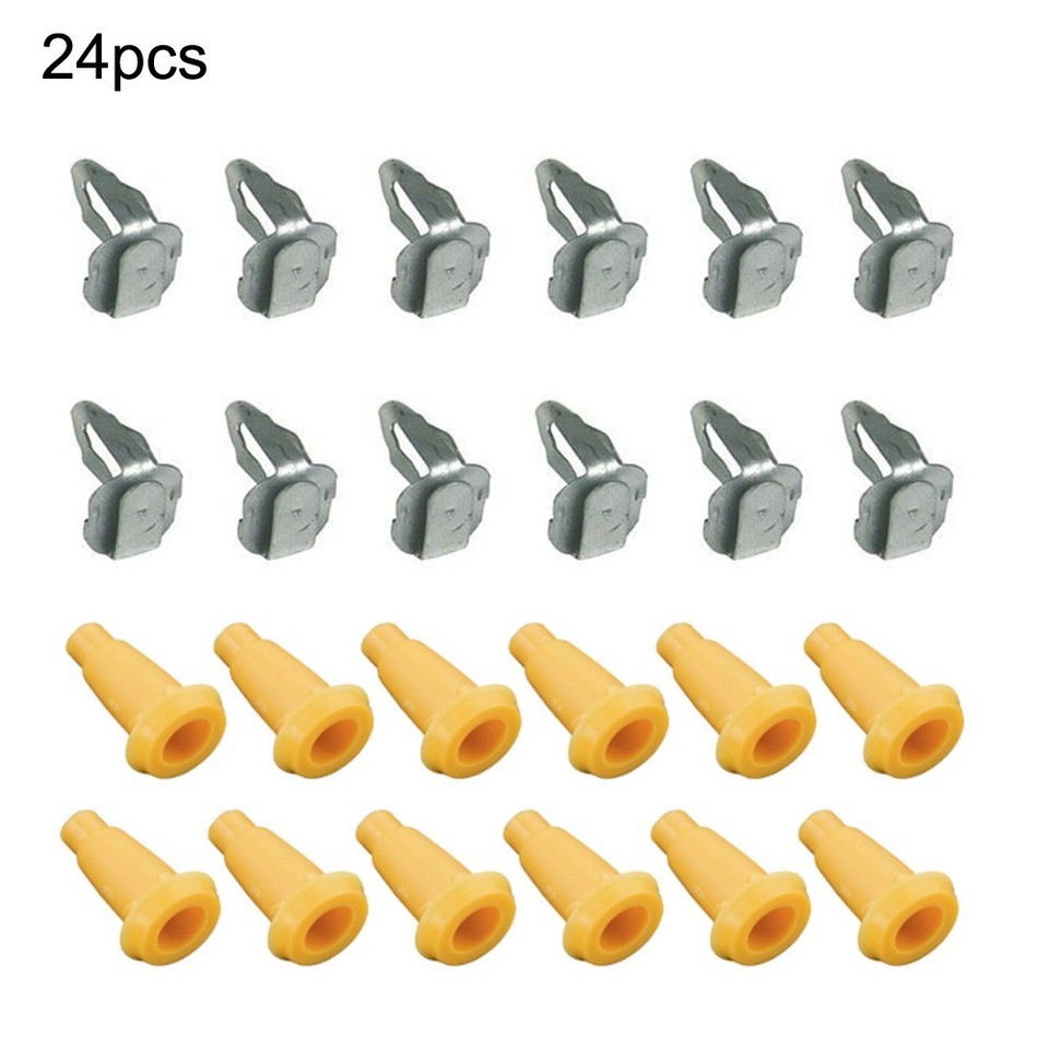 24Pcs/Set Front Door Panel Frame-Plugs & Door Panel Clips For Chevy For ...