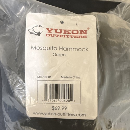 Yukon Outfitters Mosquito Hammock Green Insect Net Model MG-10501 MPN ...