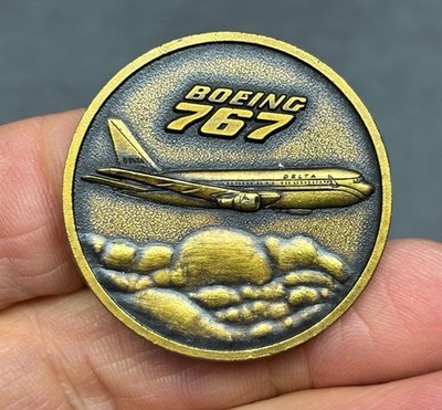 1982 Delta Airlines & Boeing Commemorating Project 767 Coin | eBay
