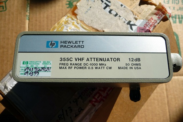 HP 355C VHF Attenuator 12db 50 Ohms for sale online | eBay