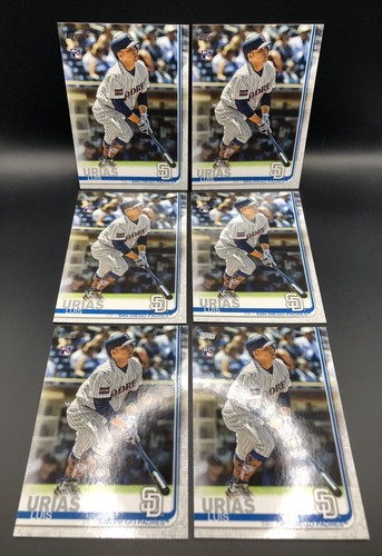 (6) 2019 Topps Series 1 LUIS URIAS Rookie RC Lot x6 #192 Seattle ...