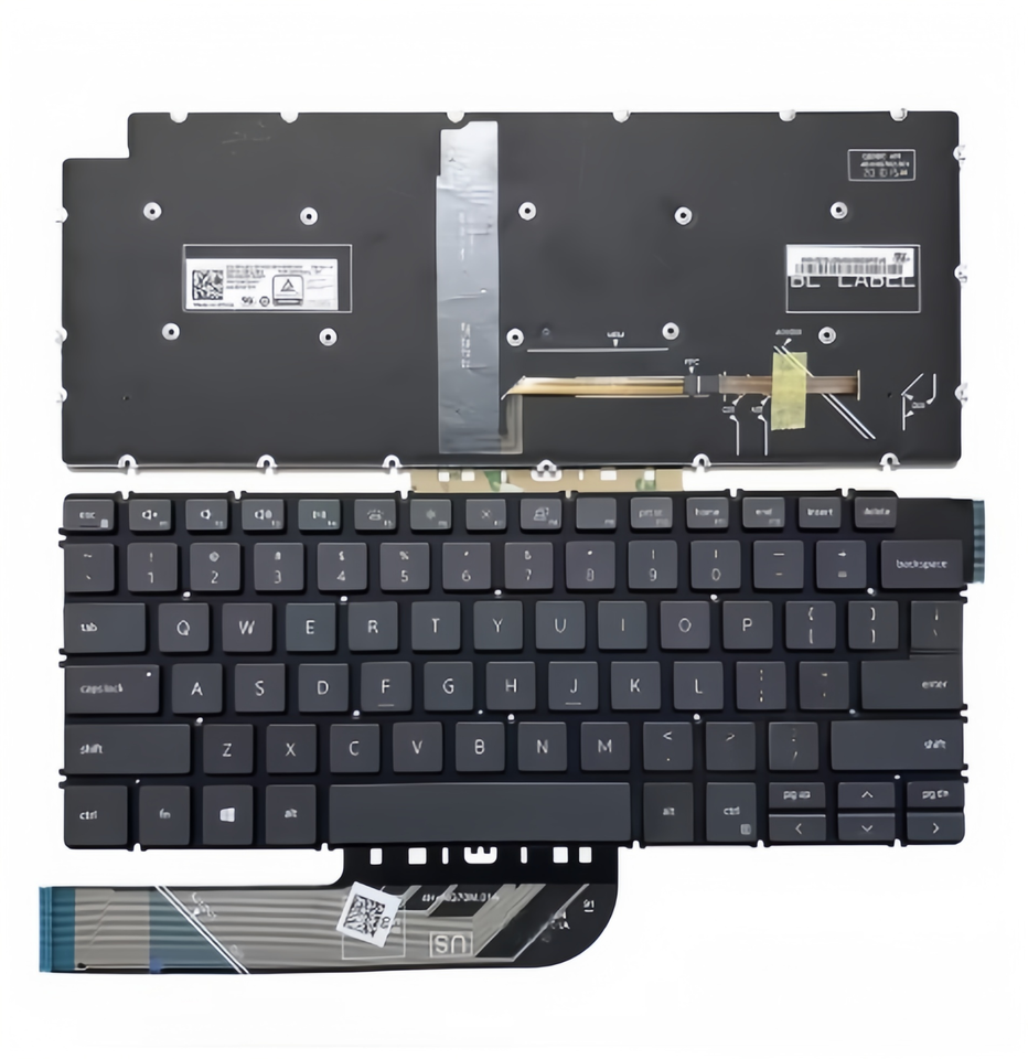US Backlit Keyboard for DELL Inspiron 14-5000 5406 2-in-1 P120G P121G ...