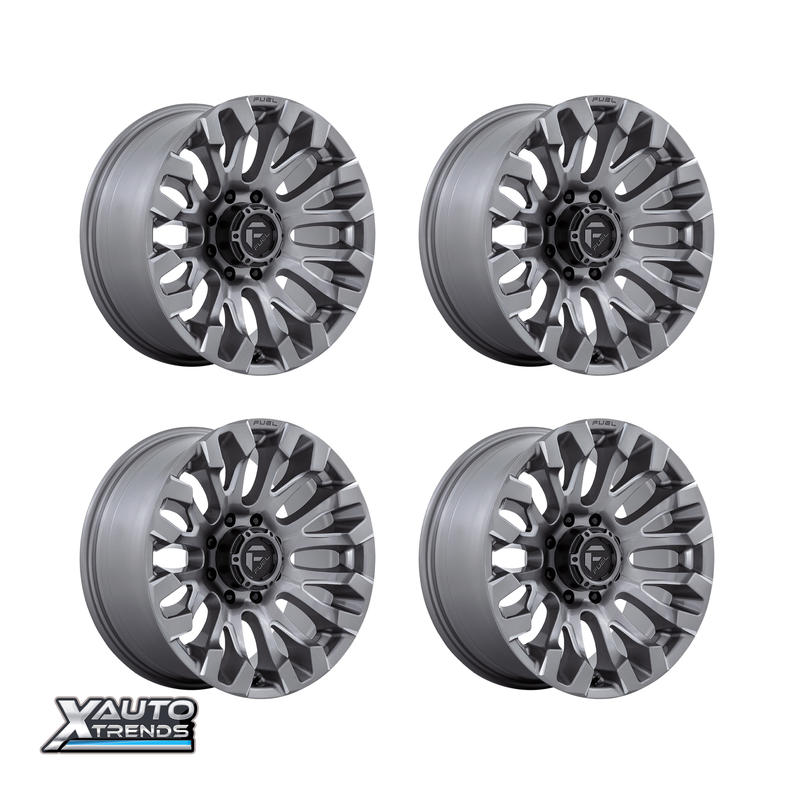 Fuel Off-Road D830 Quake Platinum 20X9 8X170 1mm (Set of 4) | eBay