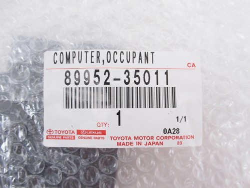 Genuine OEM Toyota Lexus 89952-35020 Occupant Presence Discriminating ...