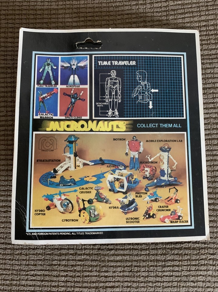 Mego Micronauts Time Traveler - Yellow- Vintage 1976 Carded Unpunched ...