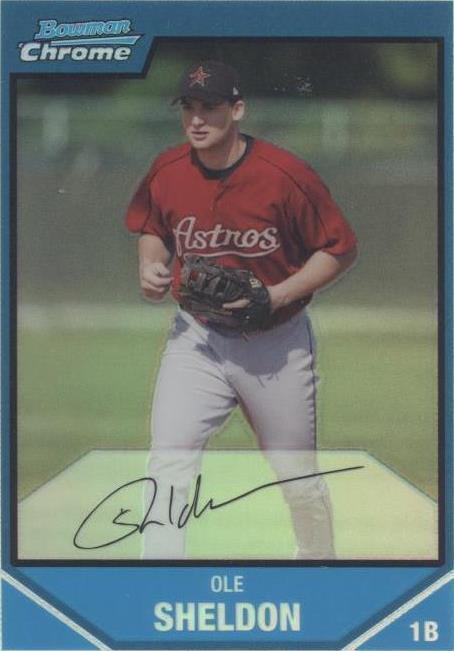 2007 Bowman Chrome - Prospects Ole Sheldon #BC142 Refractor /500 (RC ...