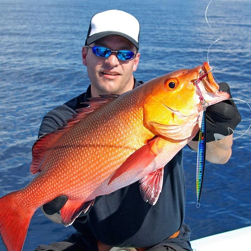 4 PACK x 80g Speed Jigs Vertical Fishing Knife Jig Bottom Fish Rock Cod ...